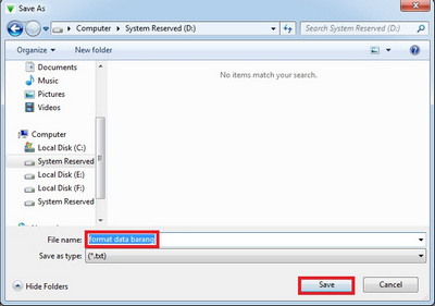 Input Data Barang pada Timbangan Digital dengan Menggunakan Software Digi Labelnet 1